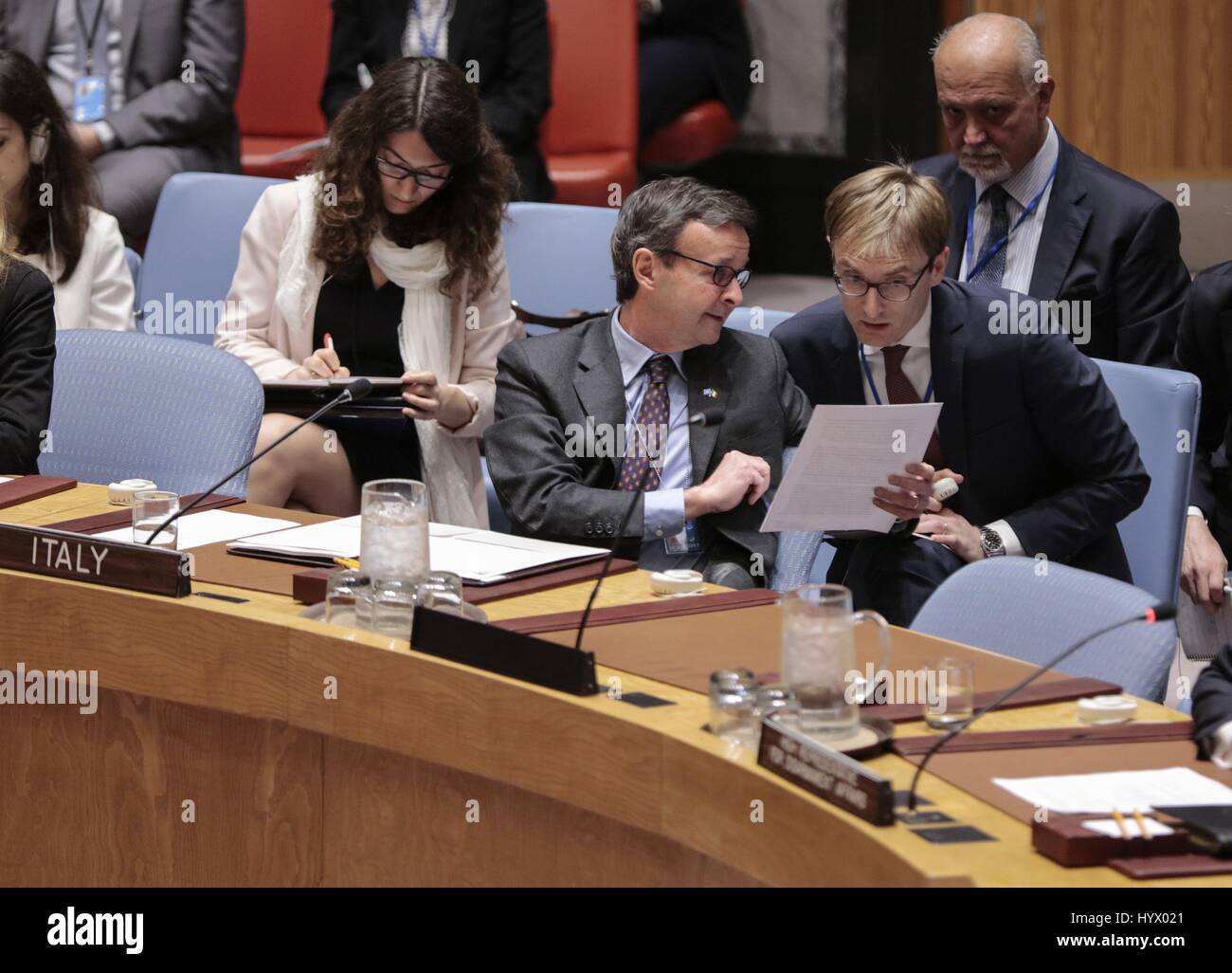 United Nations, New York, USA, 05 April 2017 - Sebastiano Cardi ...