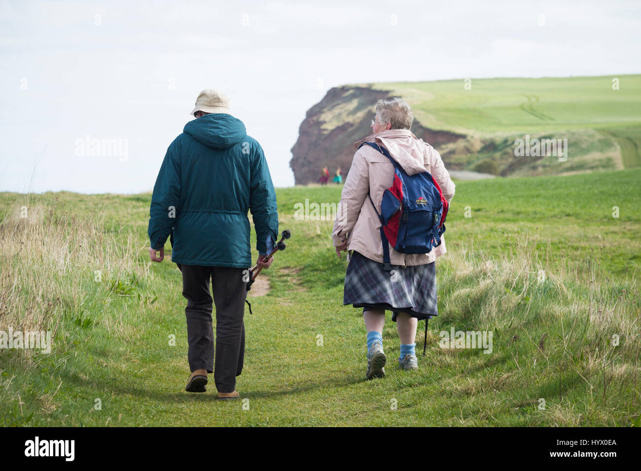 Saltburn and cliffs hi-res stock photography and images - Alamy