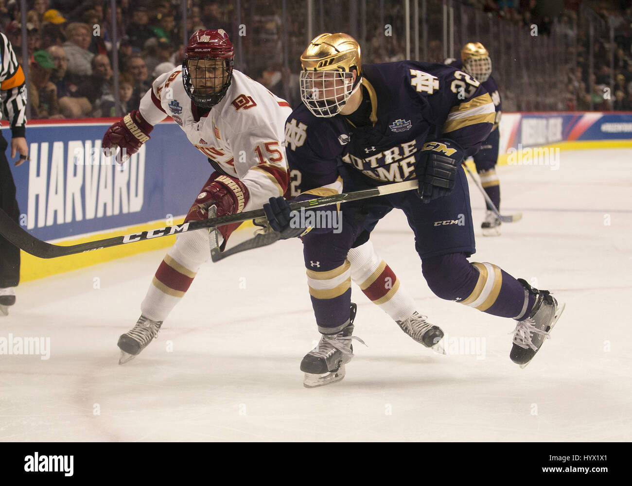 Chicago, Illinois, USA. 06th Apr, 2017. Denver forward Evan Ritt (15 ...