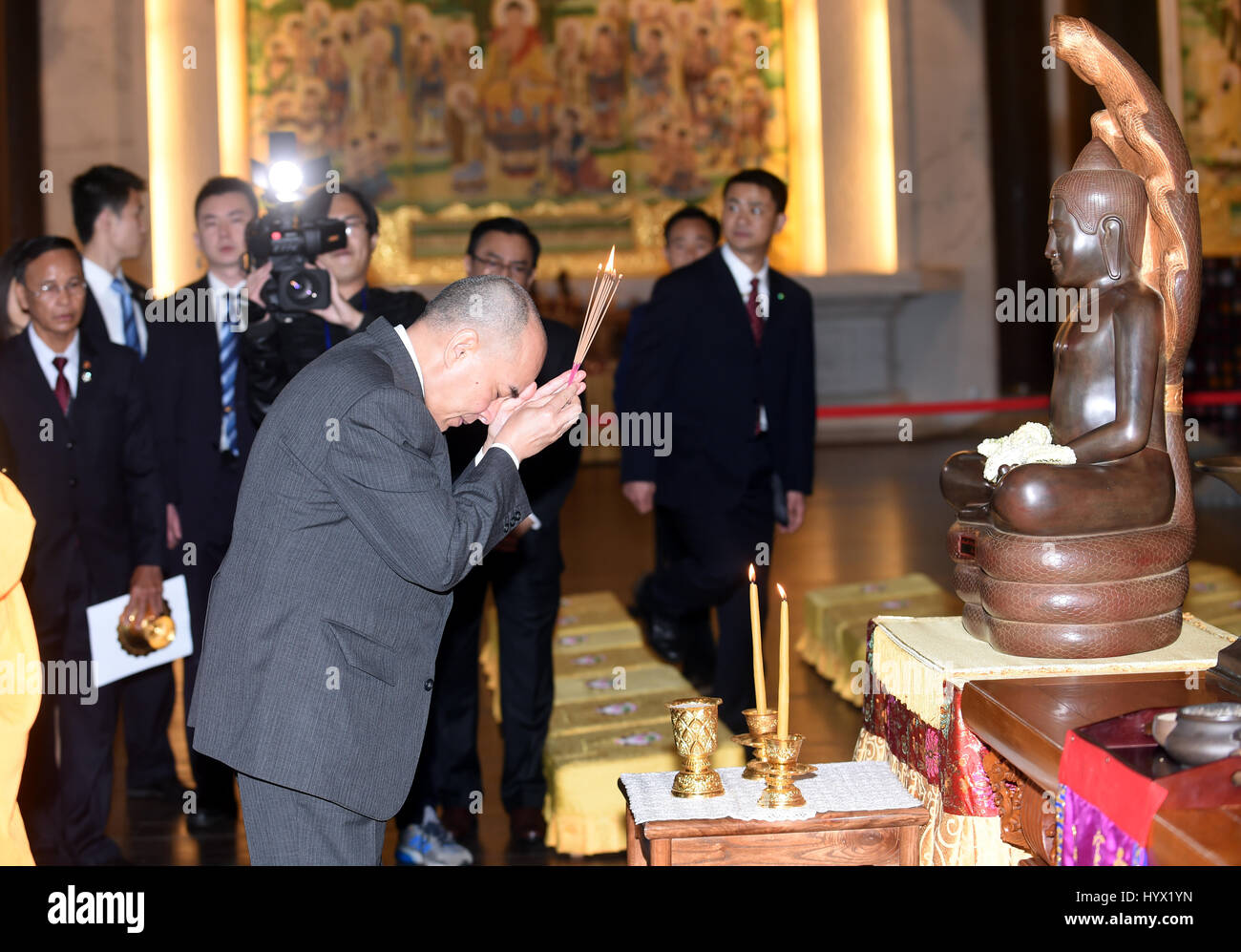 Hangzhou, China's Zhejiang Province. 7th Apr, 2017. Cambodian King ...