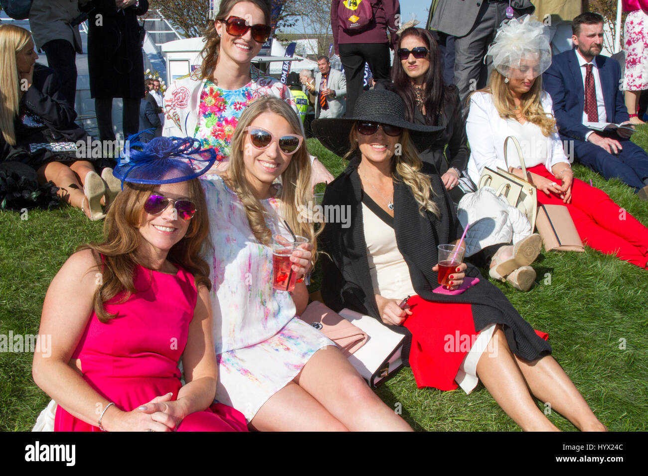 Female racegoers ladies day hi-res stock photography and images - Alamy