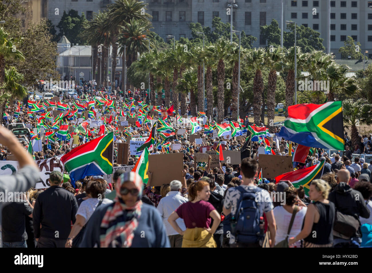 Cape Town, South Africa, 7th April 2017, Public Protest March to ...