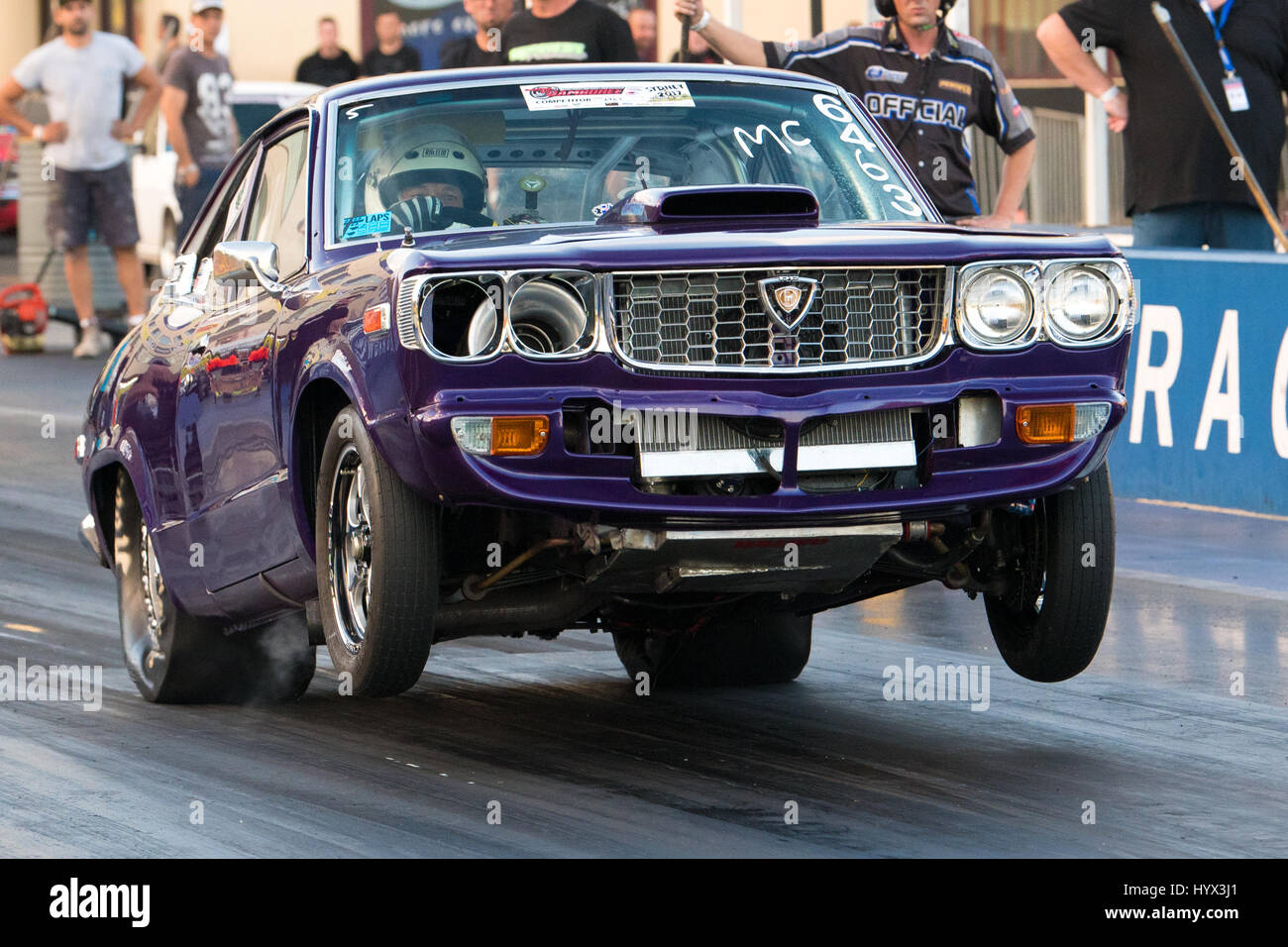 Sydney, Australia - 7th April 2017: Sydney Jamboree Drag Racing Event ...