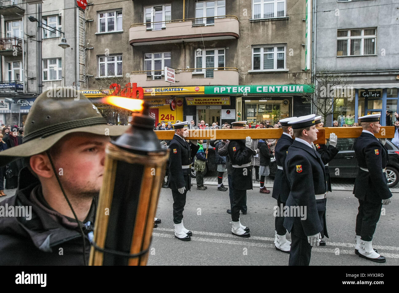Roman catholic soldiers on way to church hi-res stock photography and ...