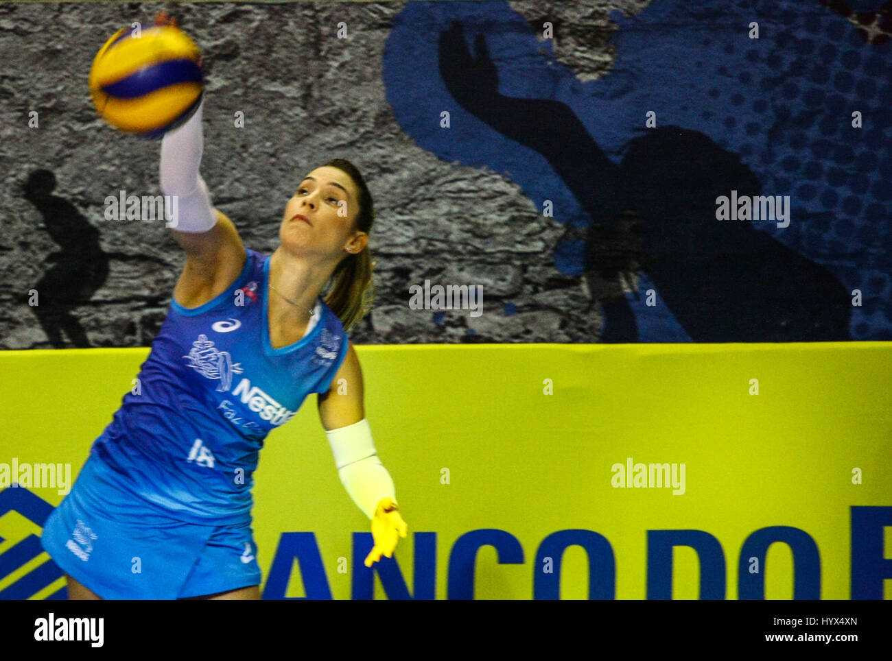 Osasco, Brazil. 07th Apr, 2017. Pictured Camila Brait player of ...