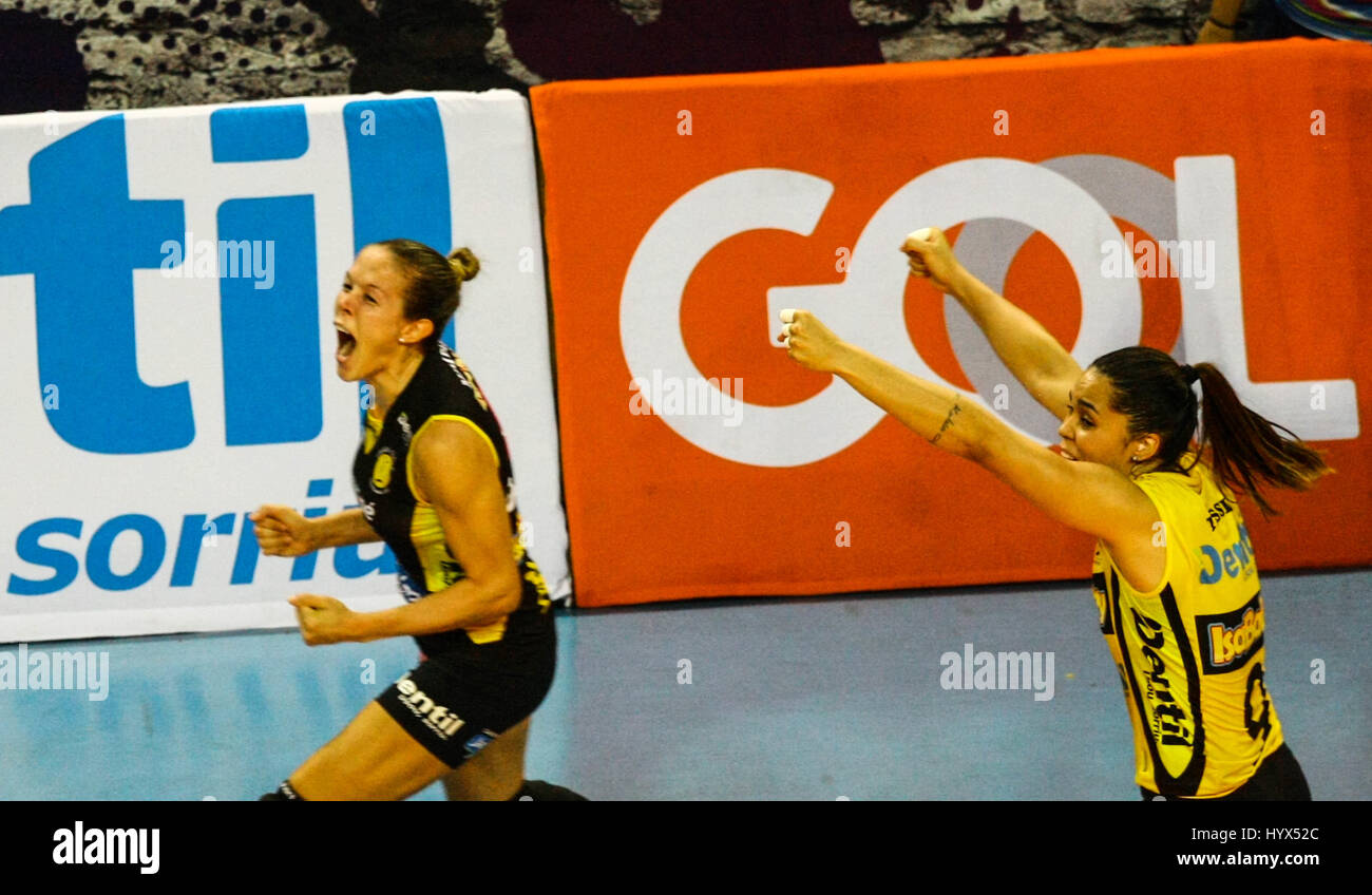 Osasco, Brazil. 07th Apr, 2017. Pictured Michele tip of the dentil ...