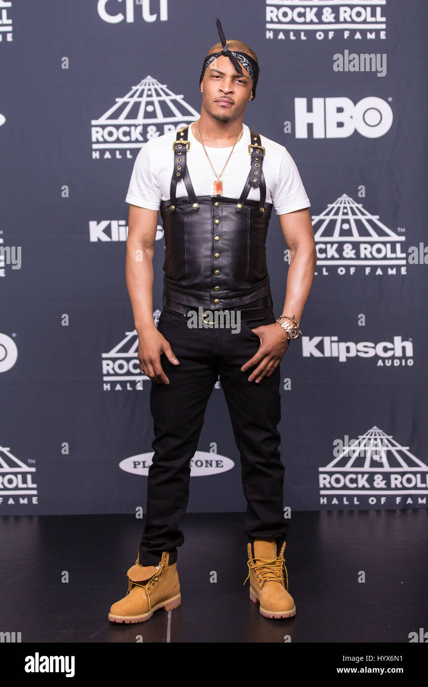 Brooklyn, New York, USA. 7th Apr, 2017. Rapper T.I. (CLIFFORD JOSEPH ...