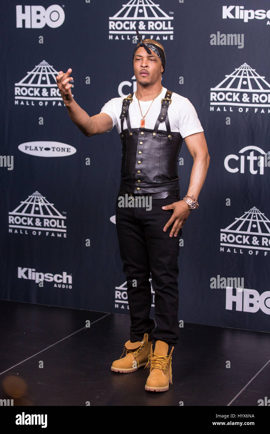 Brooklyn, New York, USA. 7th Apr, 2017. Rapper T.I. (CLIFFORD JOSEPH ...