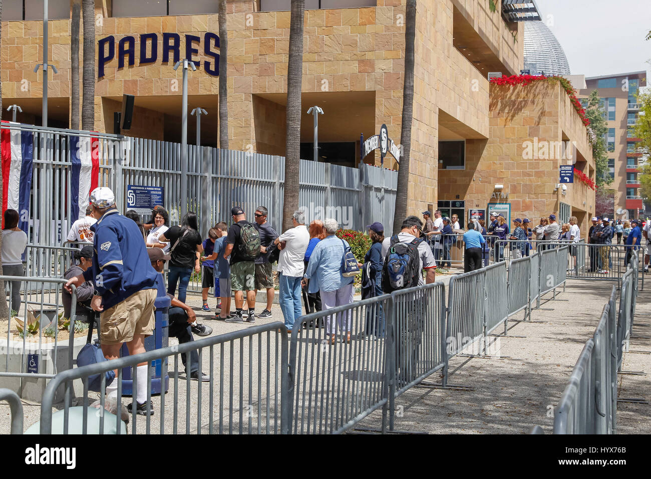 Ca, Usa. 7th Apr, 2017. SAN DIEGO, CA April 7th, 2017 | Fans line up at ...