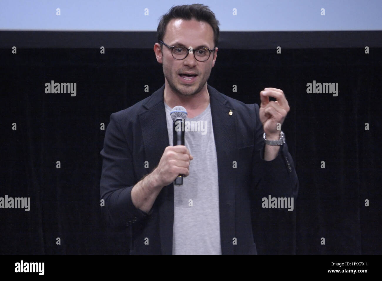 College Park, MD, USA. 7th Apr, 2017. Oculus co-founder and CEO Brendan ...