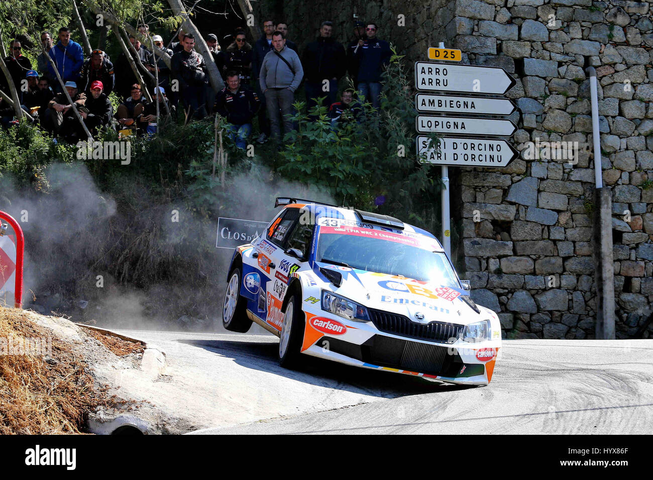 April 7th 2017, Island of Corsica; WRC Rally of Corsica, Day 1; 43 ...