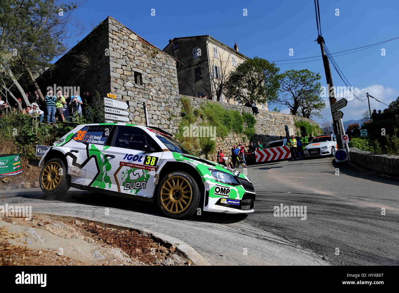 April 7th 2017, Island of Corsica; WRC Rally of Corsica, Day 1; 38- Ole ...