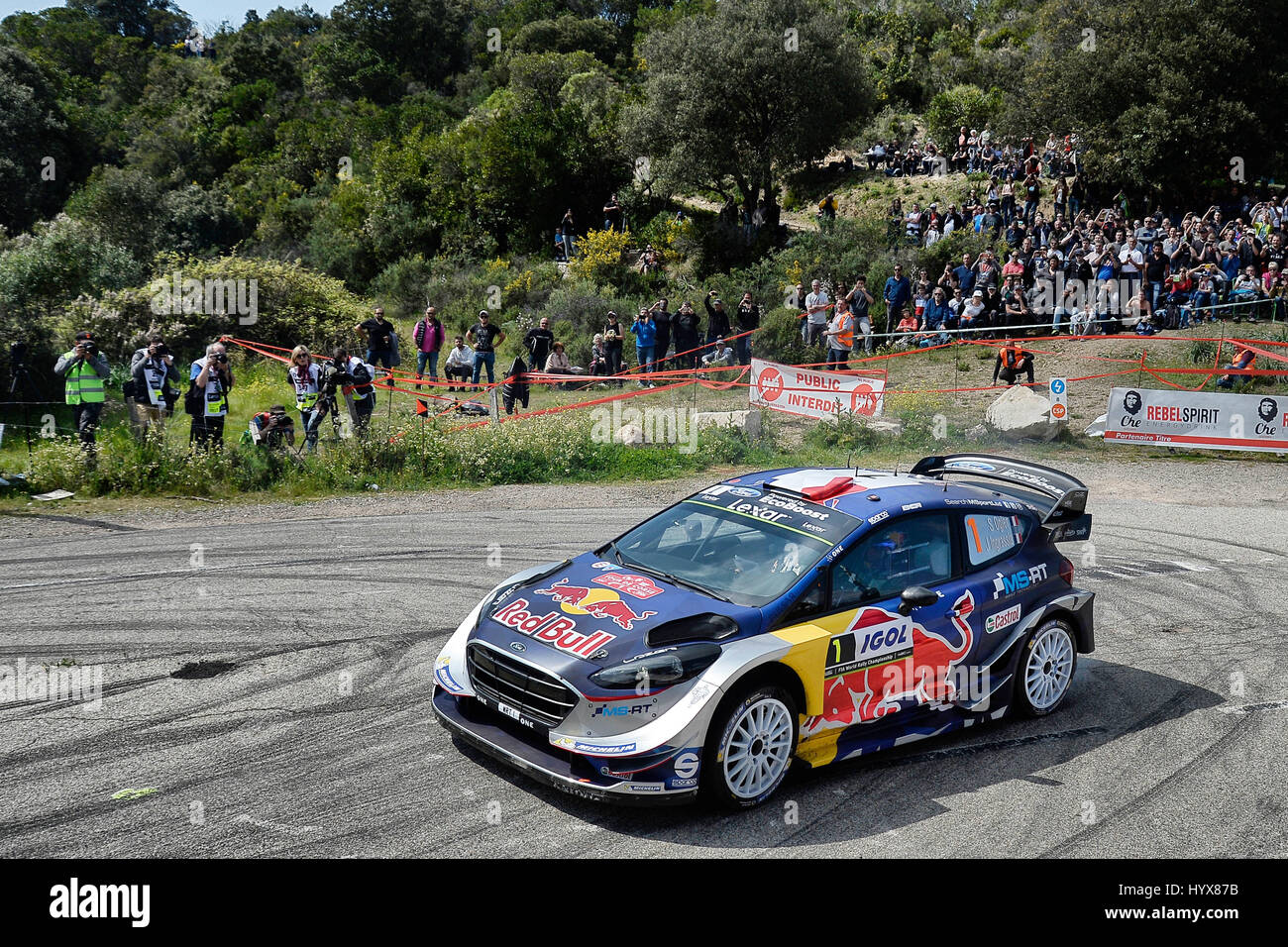 April 7th 2017, Island of Corsica; WRC Rally of Corsica, Day 1 ...