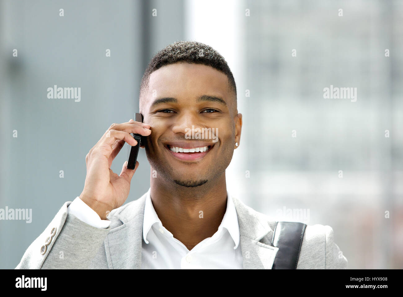 Smiling standing communication face to face close up hi-res stock ...