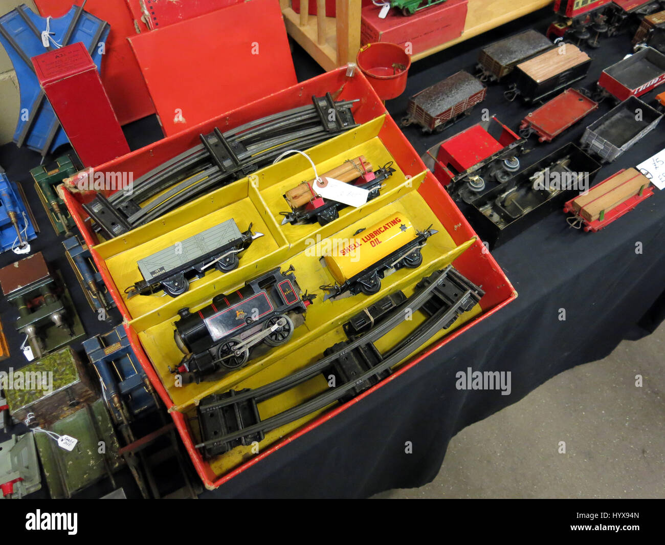 A selection of rare and collectable tin-plate clockwork trains for sale ...