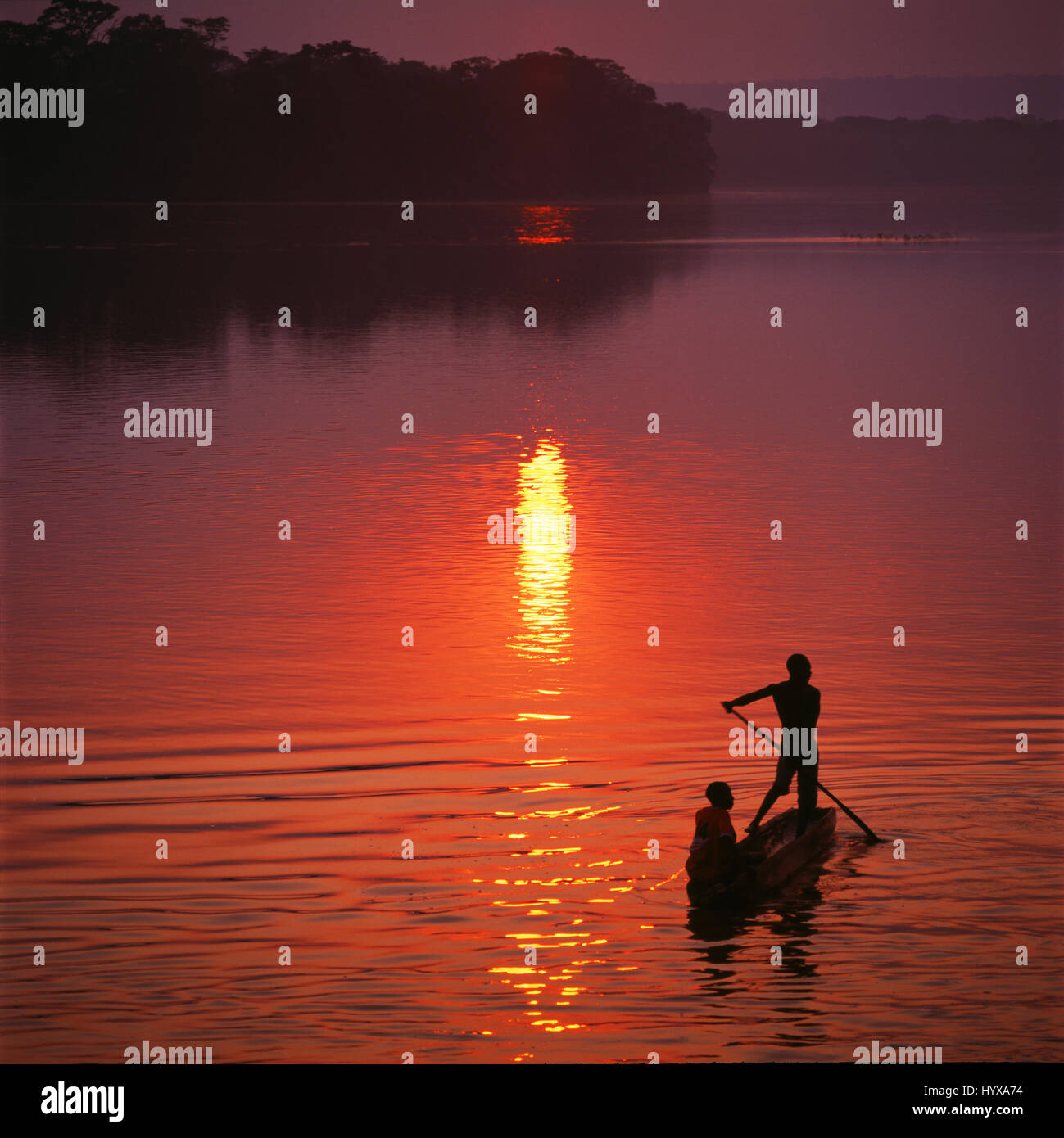 Congo forest sunset hi-res stock photography and images - Alamy