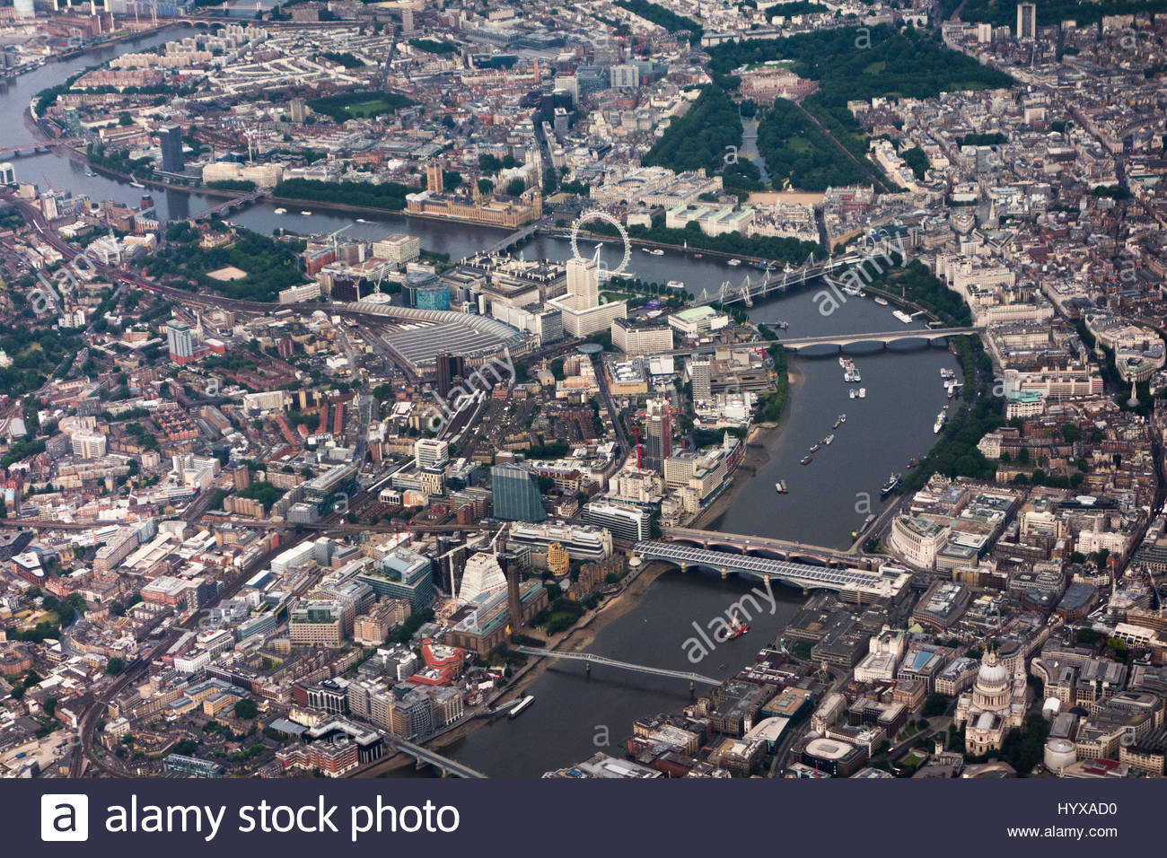 Aerial View Of Buckingham Palace High Resolution Stock Photography and ...