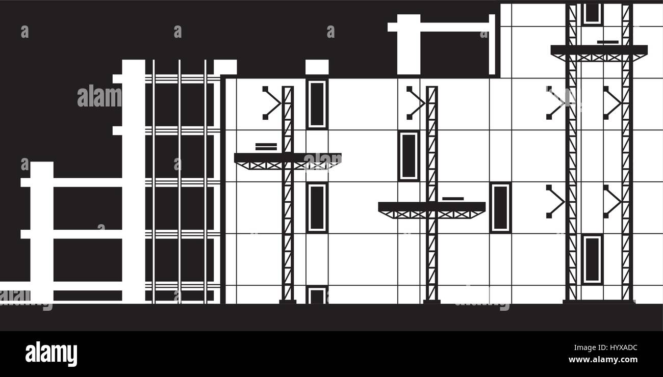 Stage wall building Stock Vector Images - Alamy
