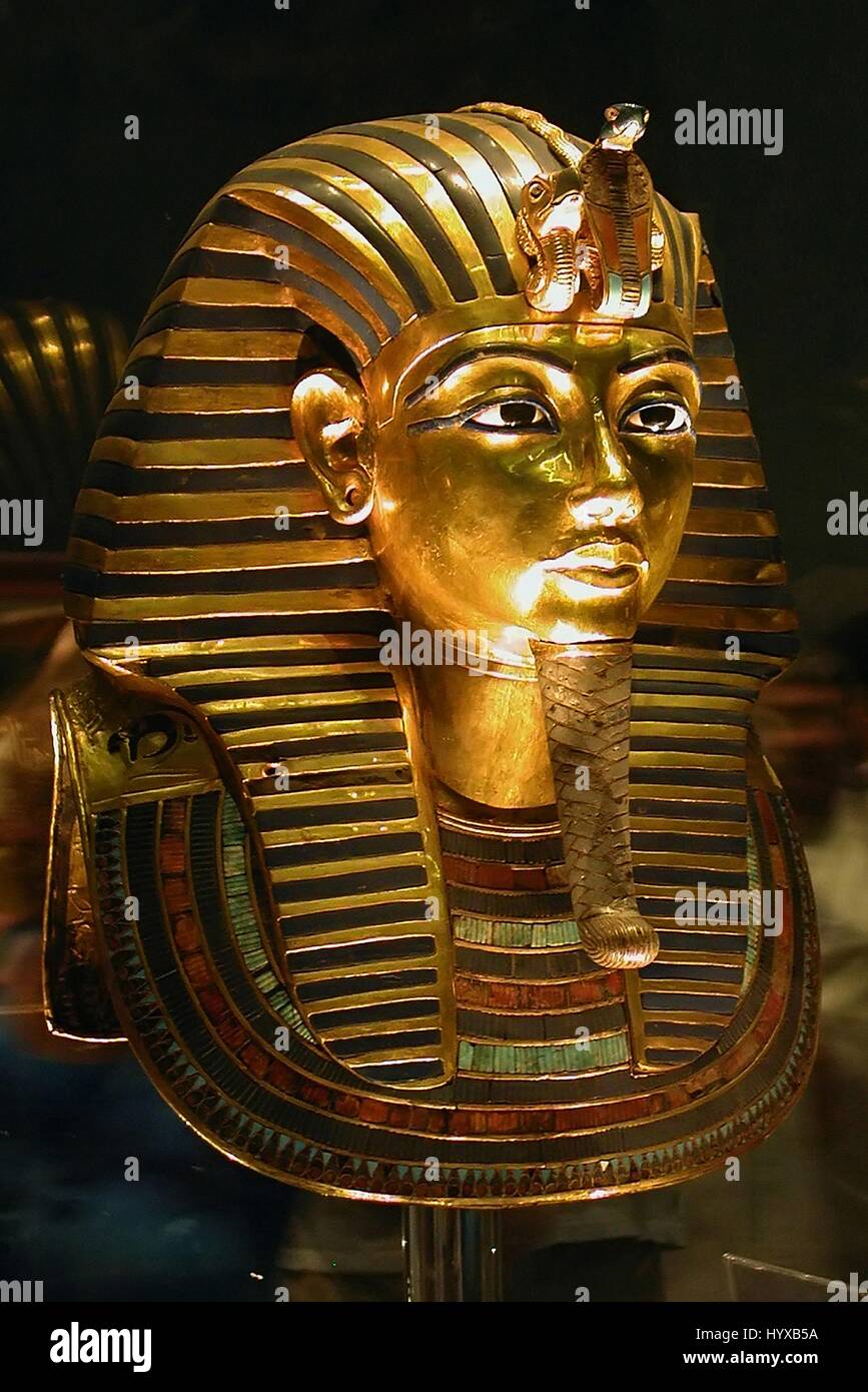 The mask of Tutankhamon in the Cairo Egyptian Museum Stock Photo - Alamy