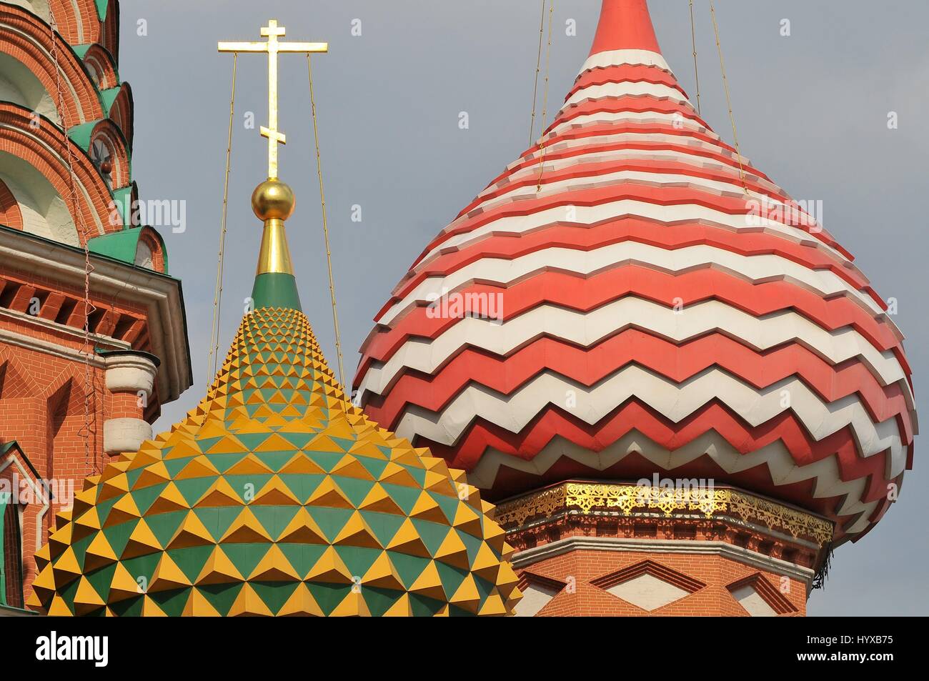 Russia, Moscow, Domes of the St. Basil's Cathedral Stock Photo - Alamy
