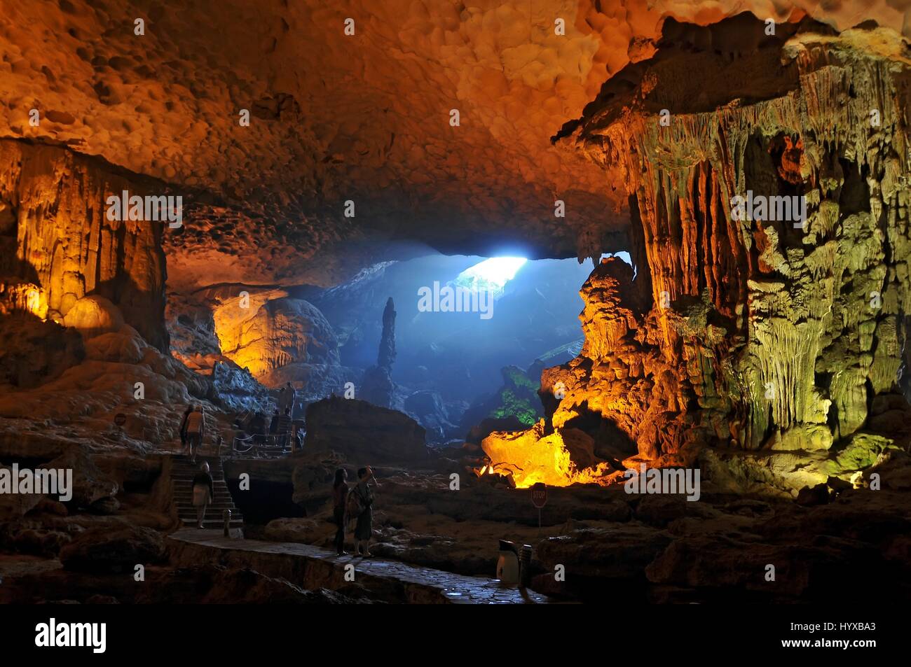 Vietnam, Ha Long Bay, Hang Dau Go, Wooden Stakes Cave, Ha Long Bay ...