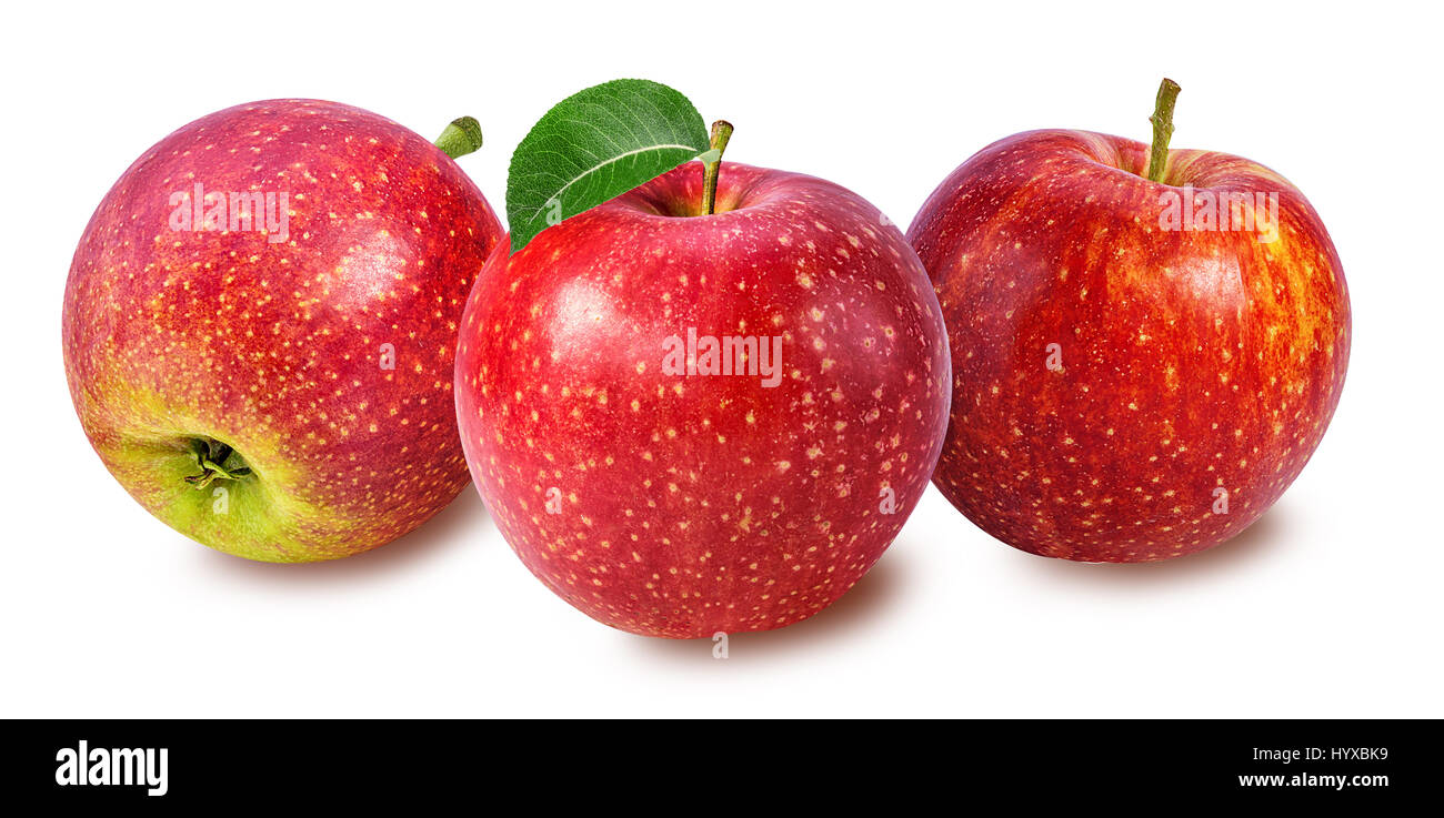 apple isolated on white background Stock Photo - Alamy