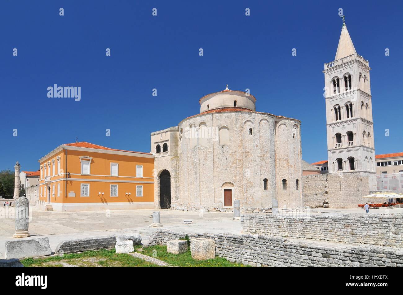 Croatia, Zadar, The Church of St. Donatus is a church located in Zadar ...