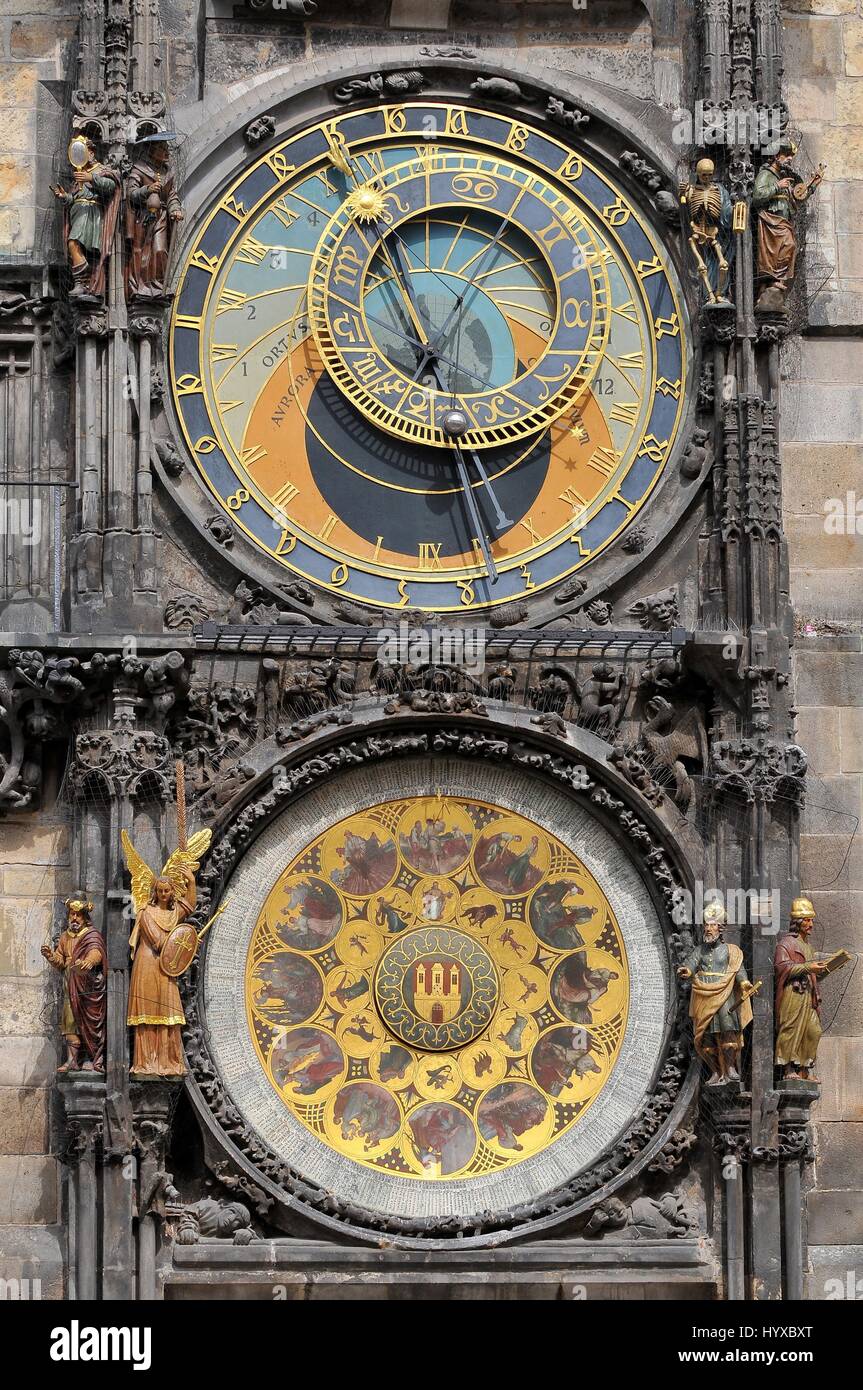 Prague Orloj Astronomical Clock Stock Photo - Alamy