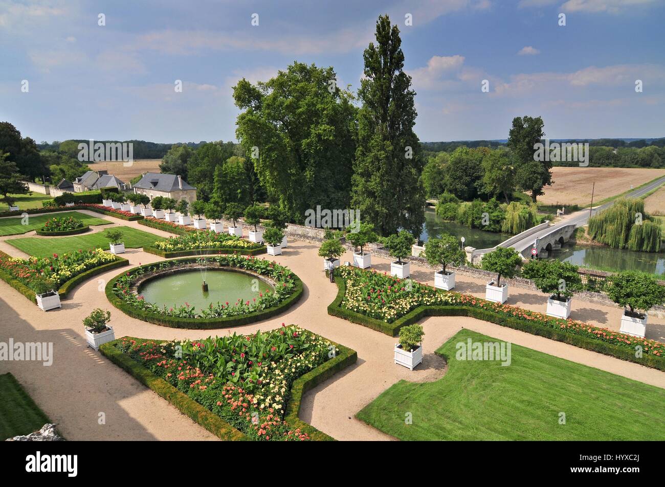 Castel of Rigny-Usse gardens Known as the Sleeping Beauty Castle and ...