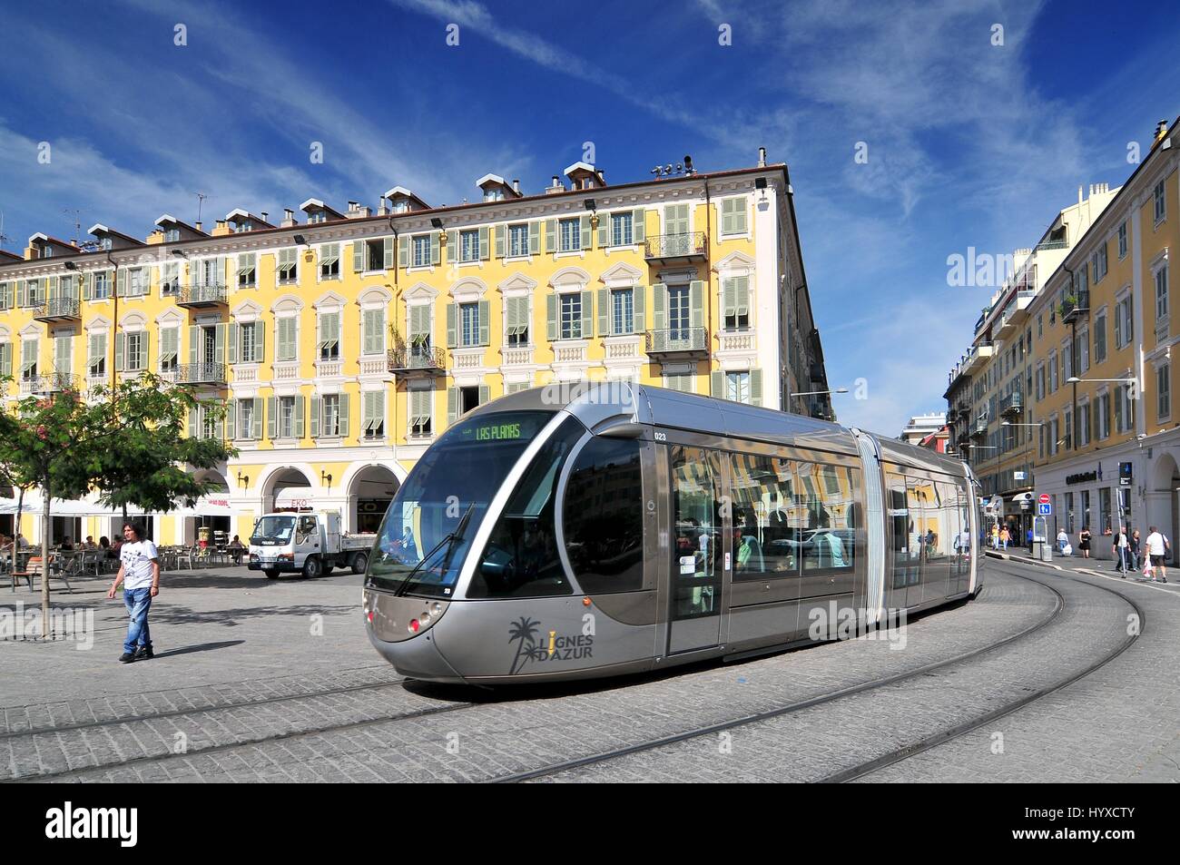 Tramway de Nice, Nice, South of France Stock Photo - Alamy
