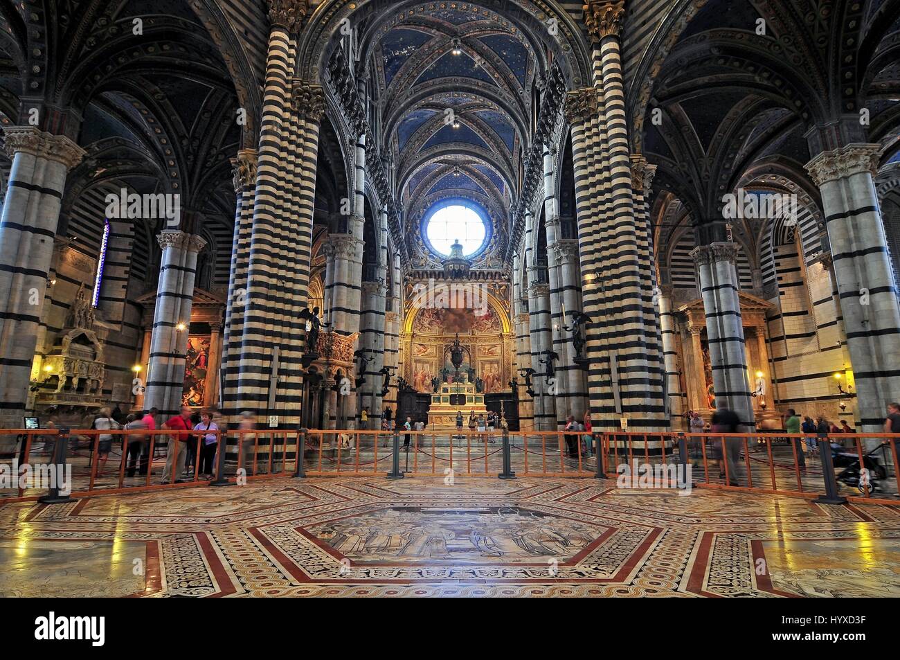 Indoor interior of cathedral Duomo on Miracoli Square of Miracles in ...