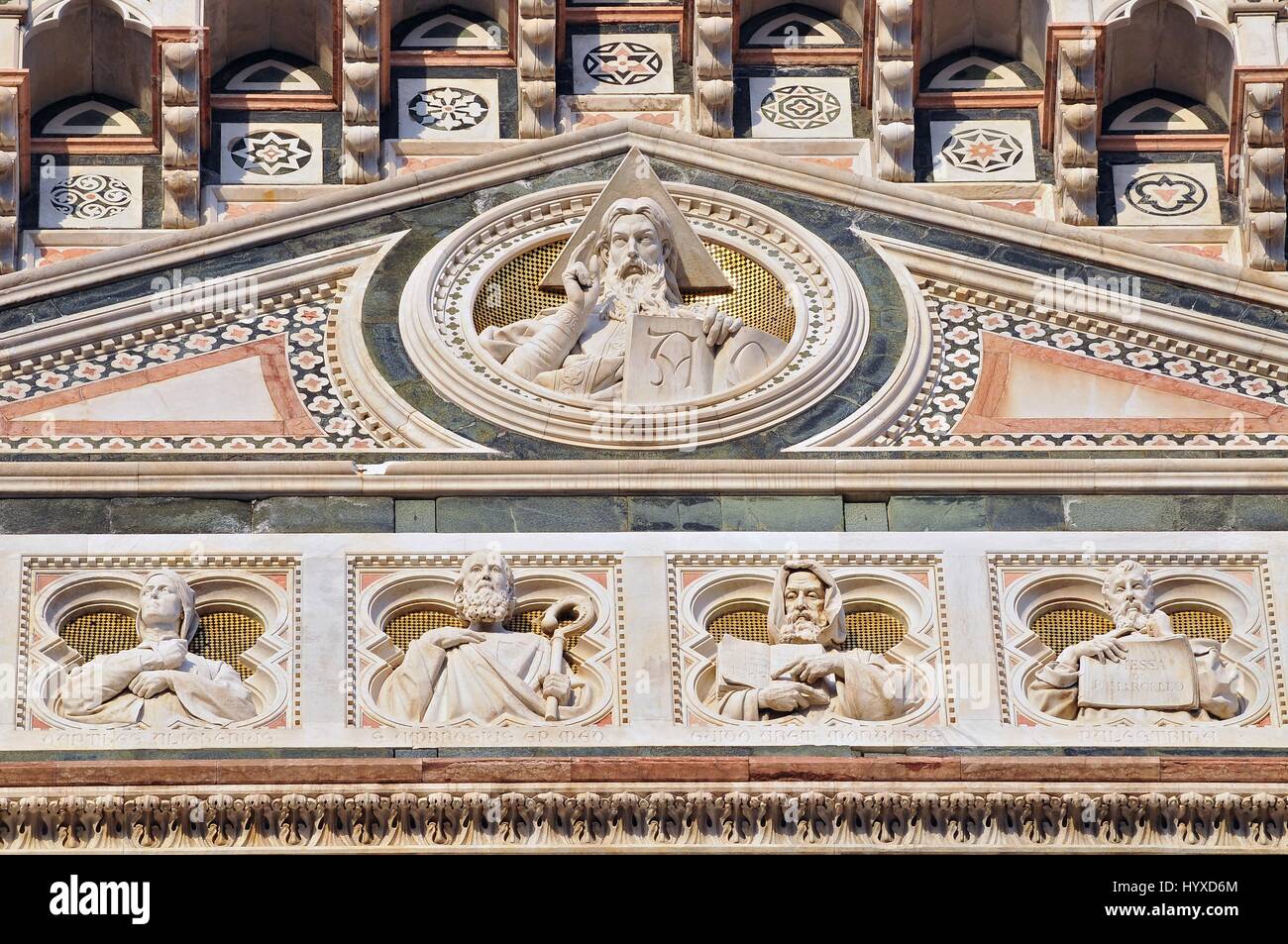 Gothic florence sculpture roman statue hi-res stock photography and ...