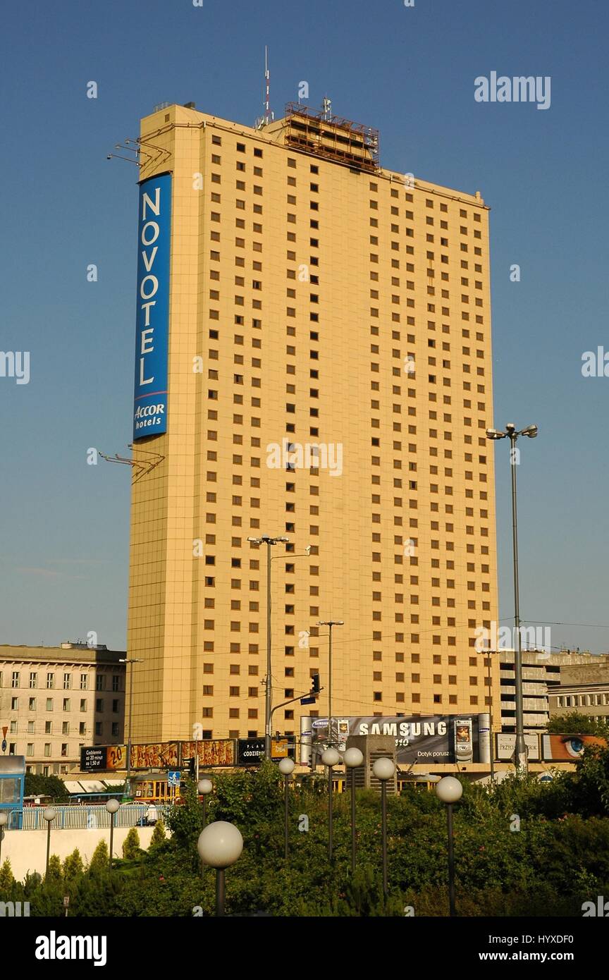 Poland, Warsaw, Novotel Hotel Stock Photo - Alamy