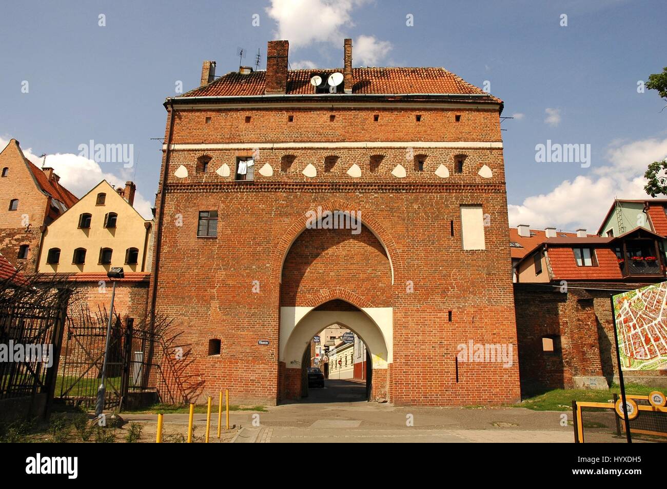 Poland, Torun, Monastic Gate Stock Photo - Alamy