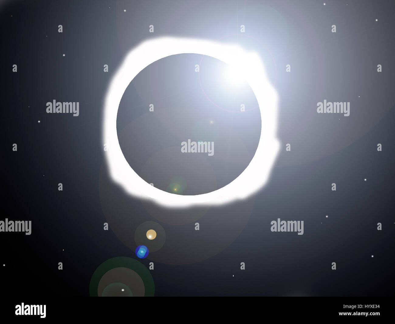 Annular solar eclipse 2017 hi-res stock photography and images - Alamy