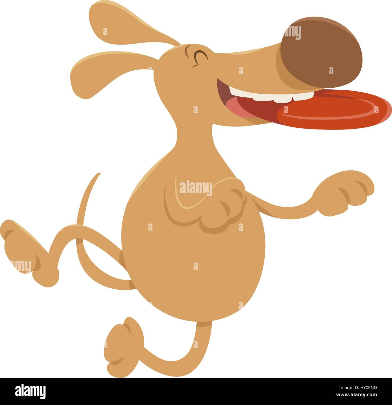 Dog frisbee Stock Vector Images - Alamy
