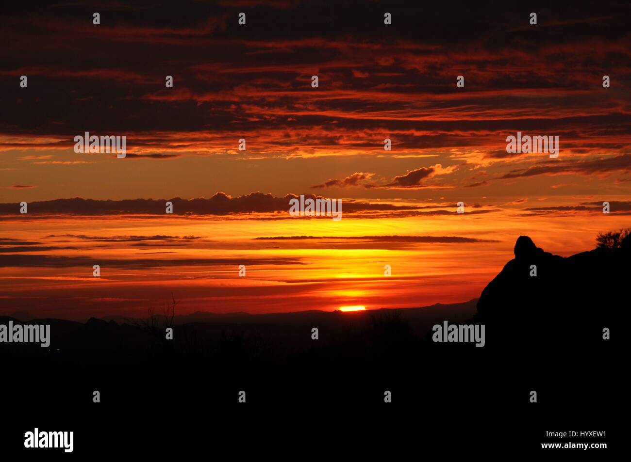 AZ desert skies Stock Photo - Alamy
