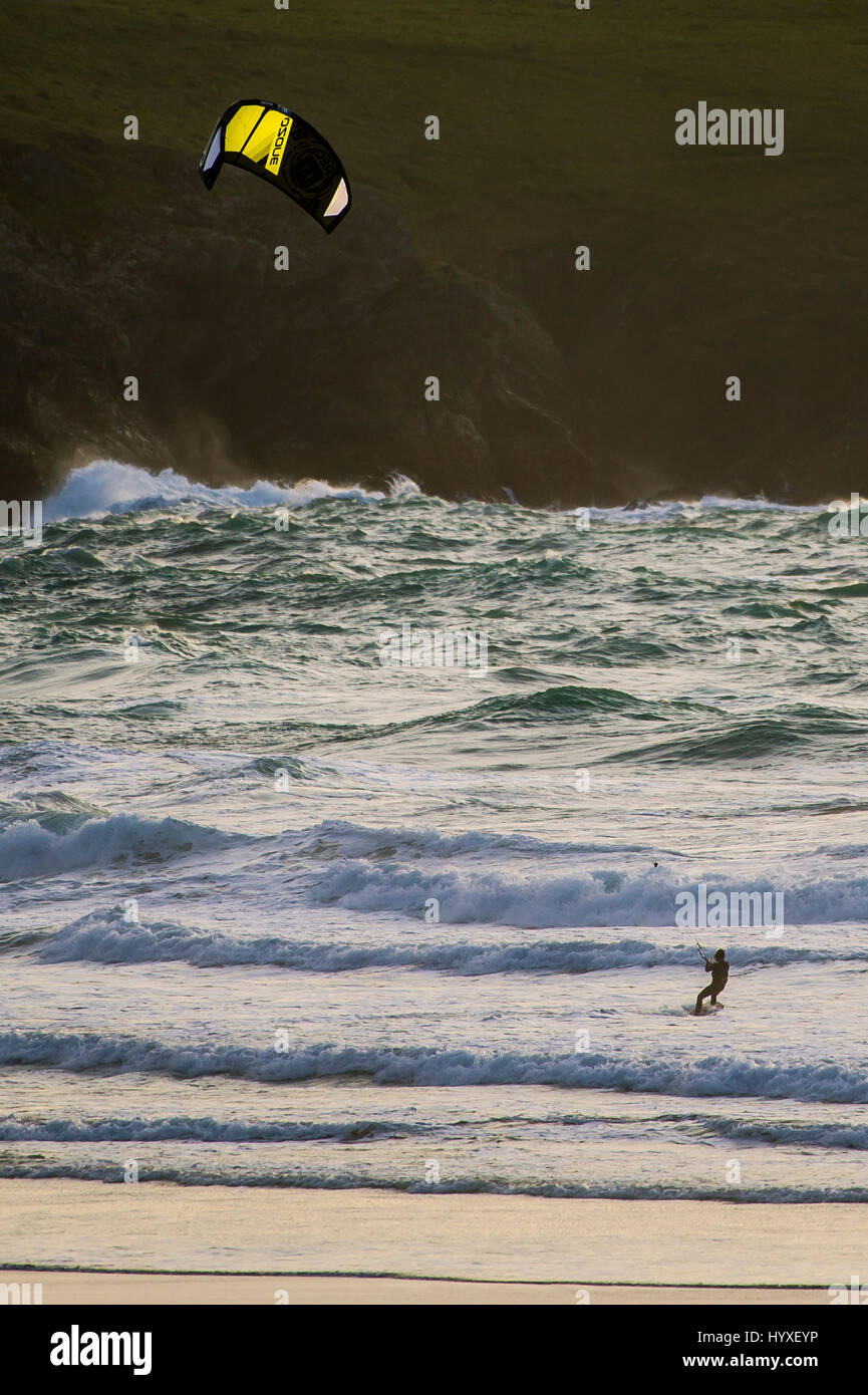 Parasurfing Kitesurfing Parasurfer Kitesurfer Watersport Rocky Rocks ...