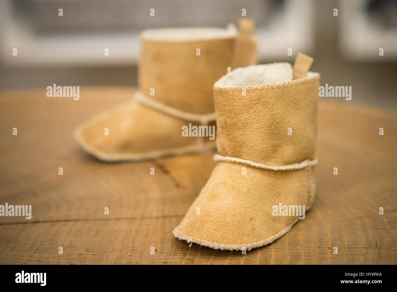 Tiny baby shoes Stock Photo - Alamy