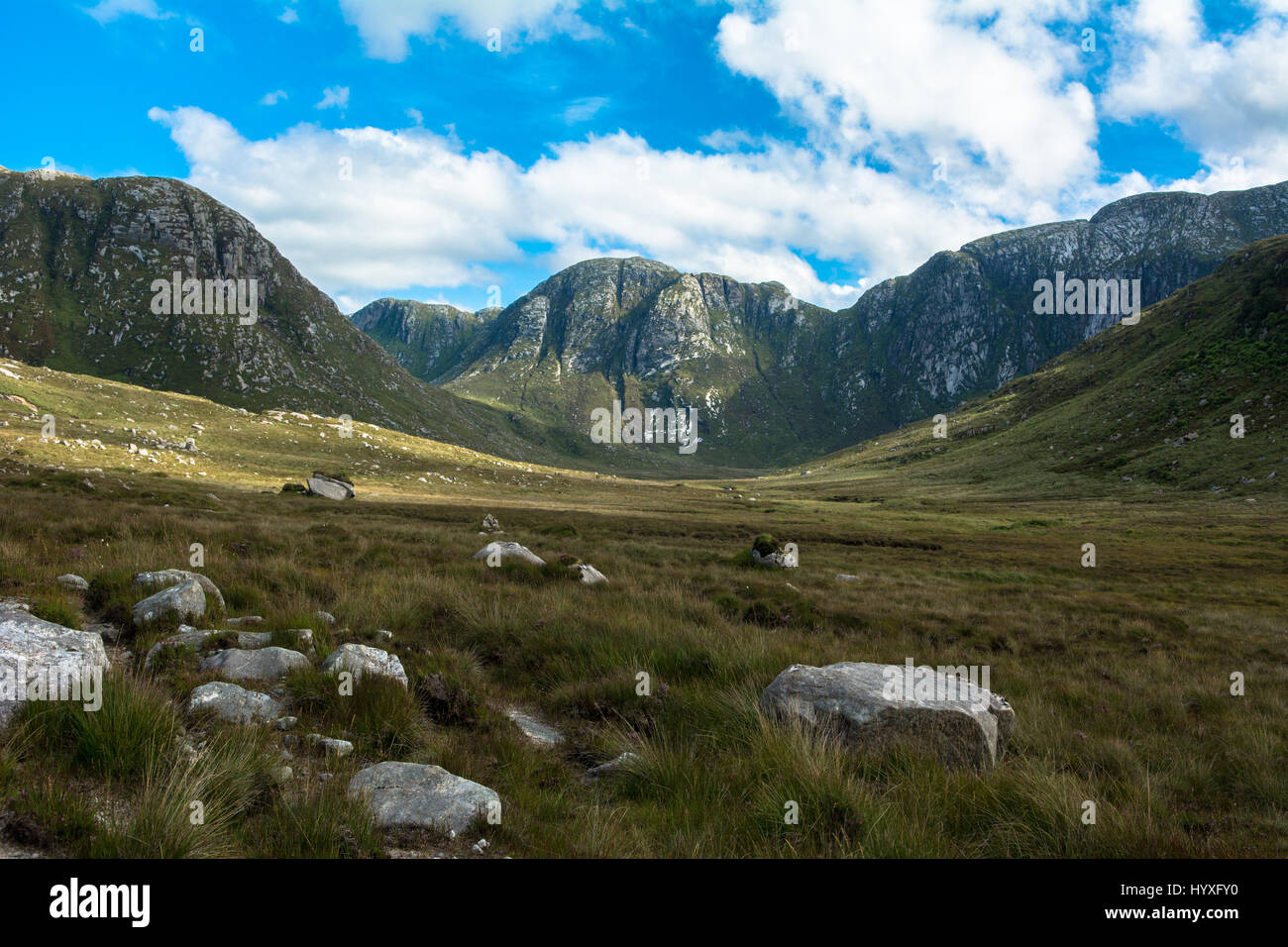 The Poisoned Glen Dunlewey Gweedore Donegal Ireland Europe Stock Photo ...