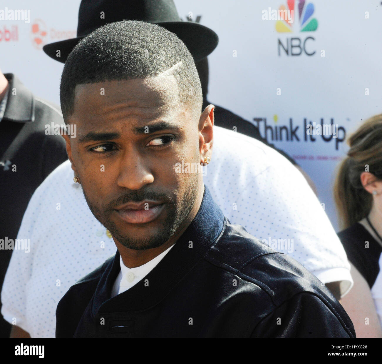 Rapper Big Sean arrive at the Think It Up education initiative for ...