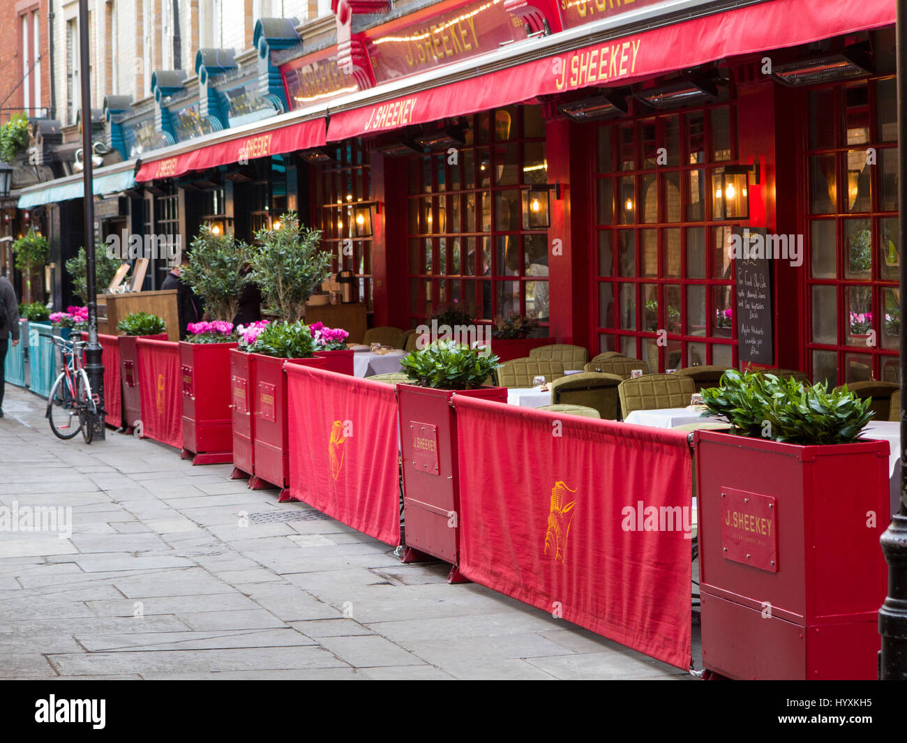 J Sheekey Restaurant in Covent Garden Stock Photo - Alamy