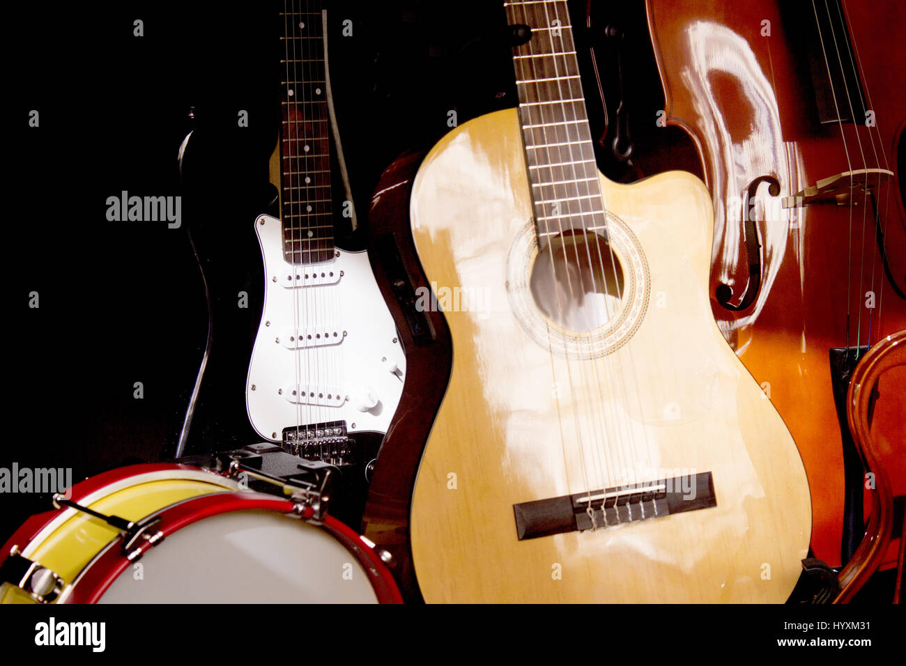 Classical stringed musical instruments. No people Stock Photo - Alamy
