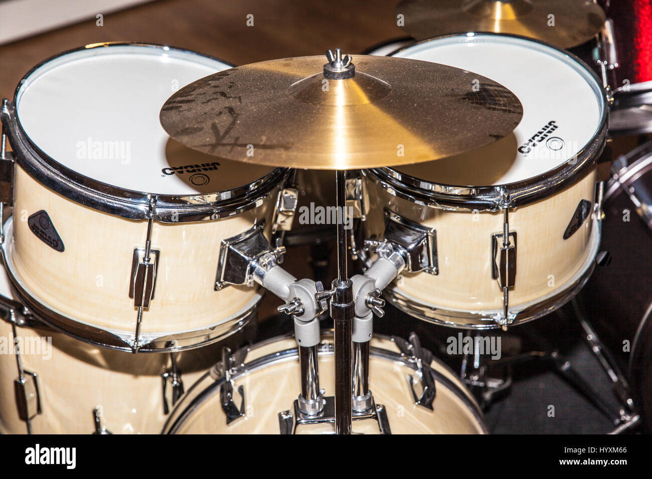 Trap drum set hi-res stock photography and images - Alamy