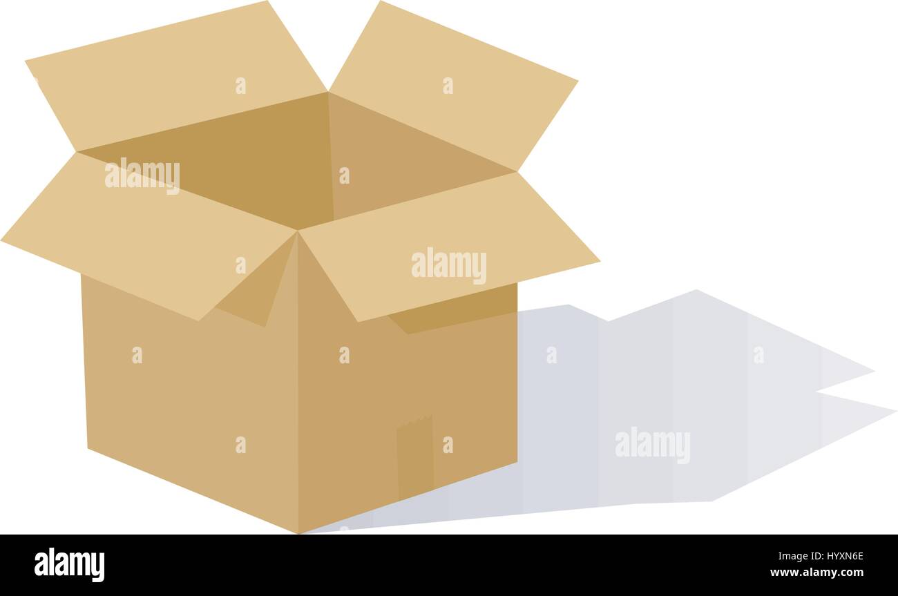 Cartoon box hi-res stock photography and images - Alamy