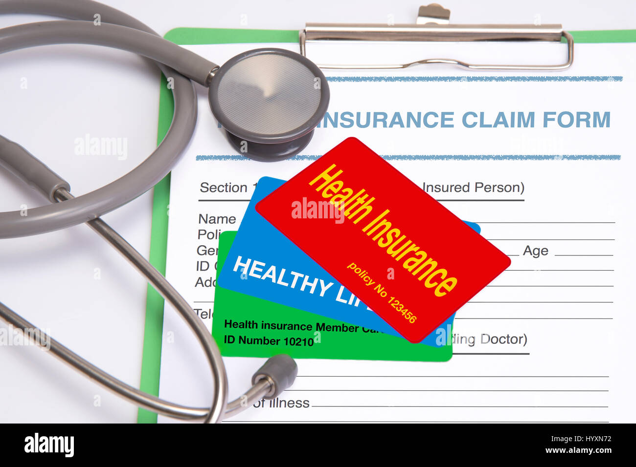 Medical insurance cards hi-res stock photography and images - Alamy