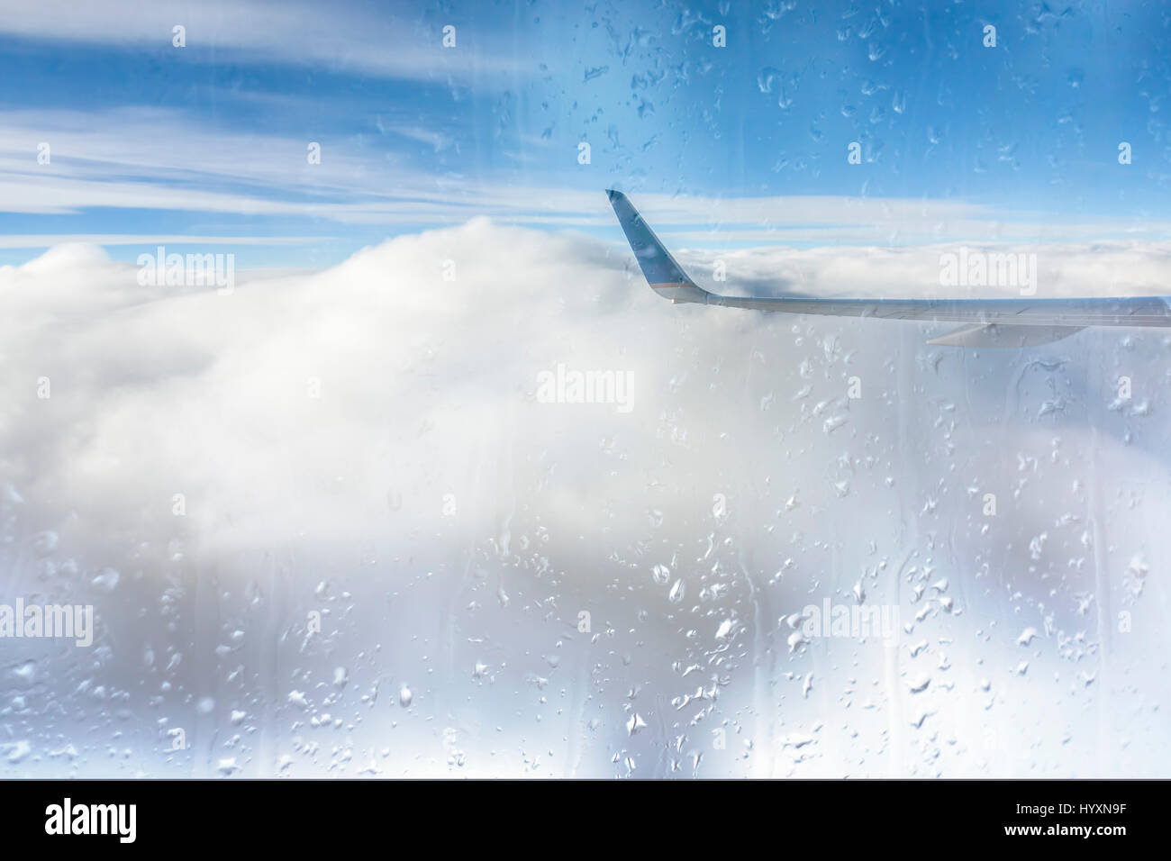 Aerial view from the airplane window Stock Photo - Alamy