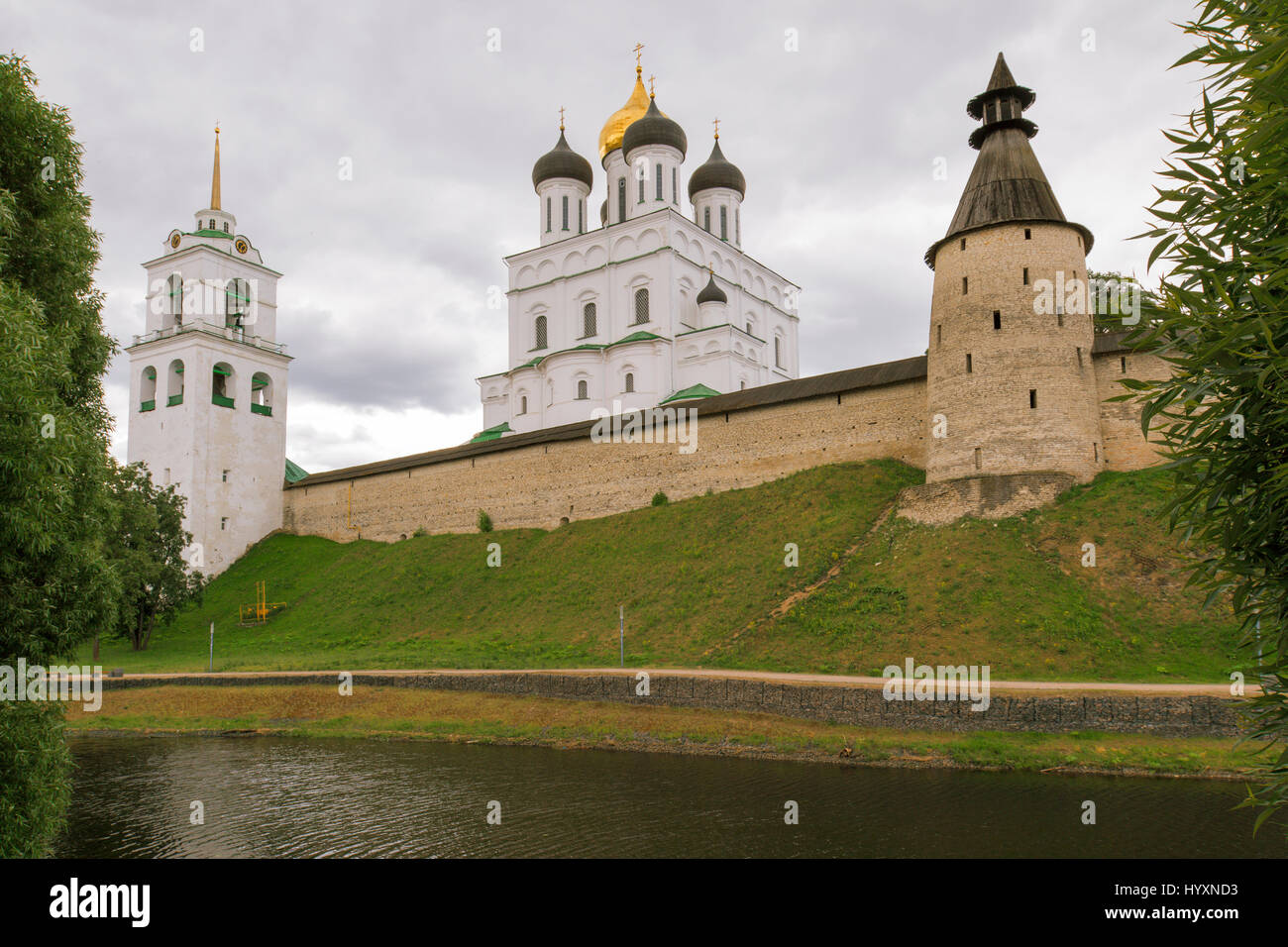 The ancient Kremlin in the city of Pskov Stock Photo - Alamy