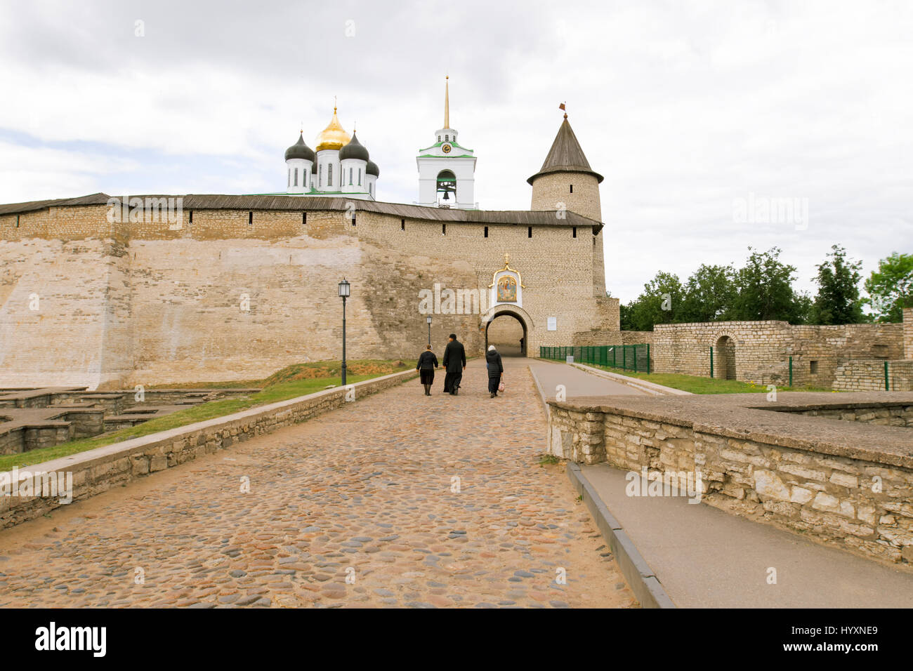 The ancient Kremlin in the city of Pskov Stock Photo - Alamy