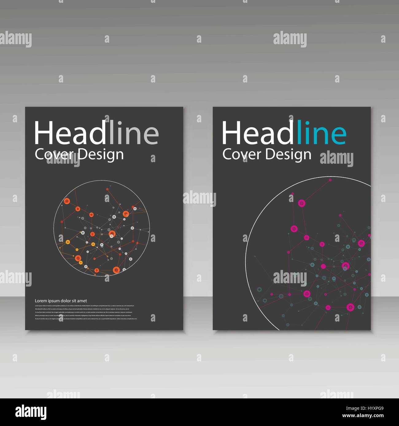 Science vector background. Modern vector templates for brochure, flyer ...